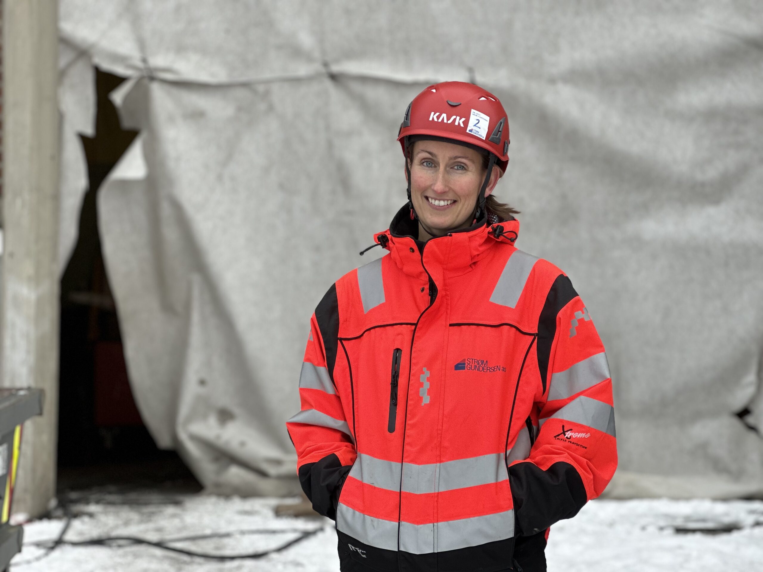 Kristin leder ombyggingen av Skur 7 - Eidra Eidra